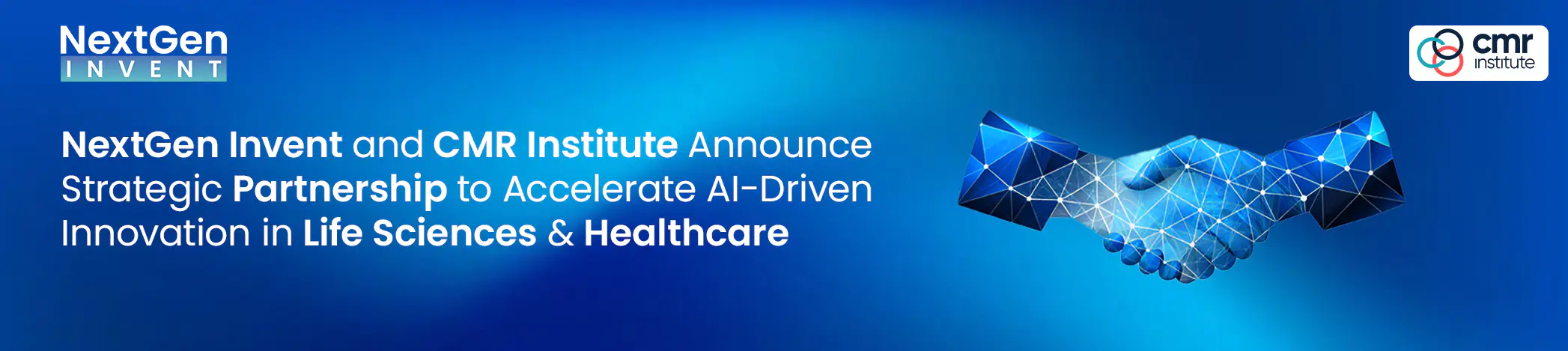 NextGen Invent and CMR Institute Drive AI Innovation in Life Sciences